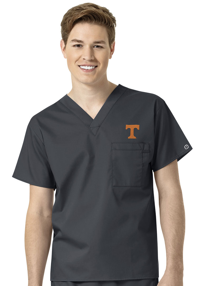 Wink Scrubs: University of Tennessee Volunteers Unisex V Neck Scrub Top ...